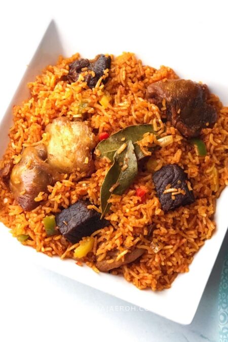 Party-Style Nigerian Basmati Jollof Rice Recipe - Nkechi Ajaeroh