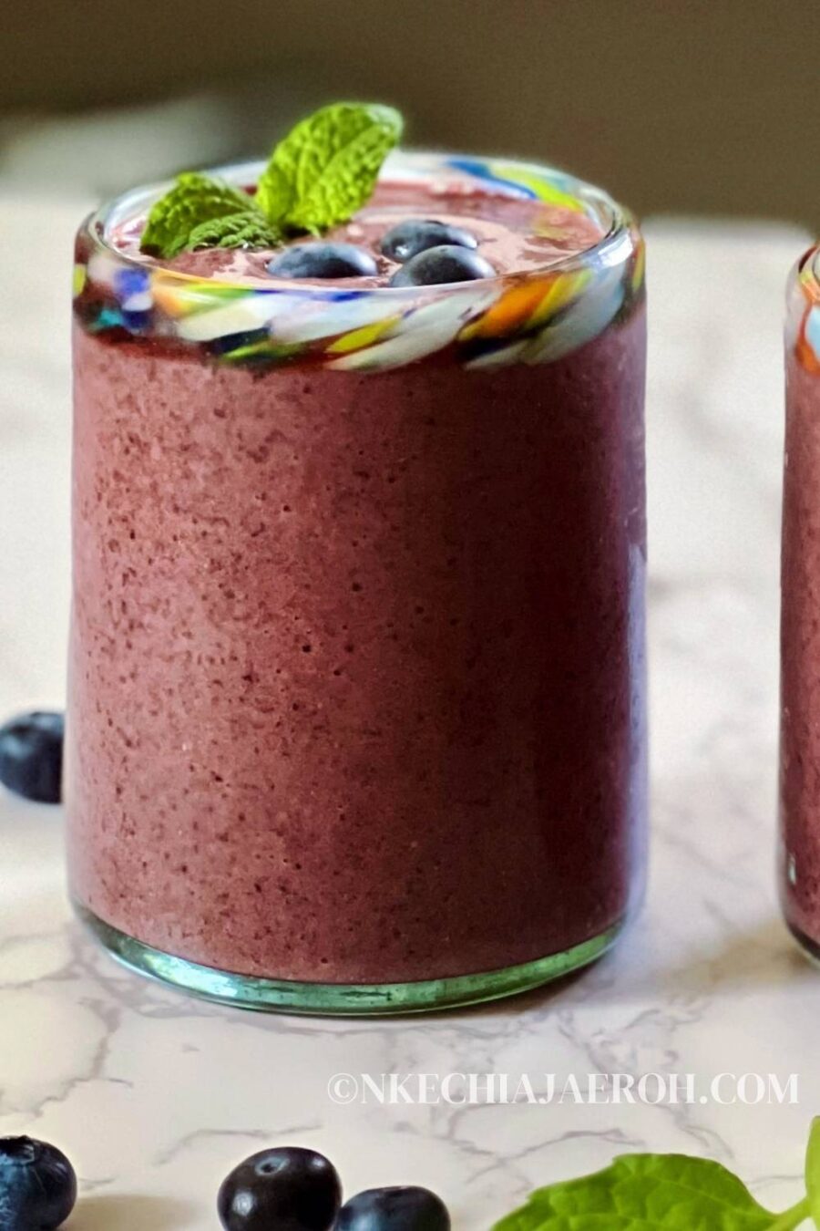 Easy Blueberry Smoothie Recipe for Breakfast - Nkechi Ajaeroh