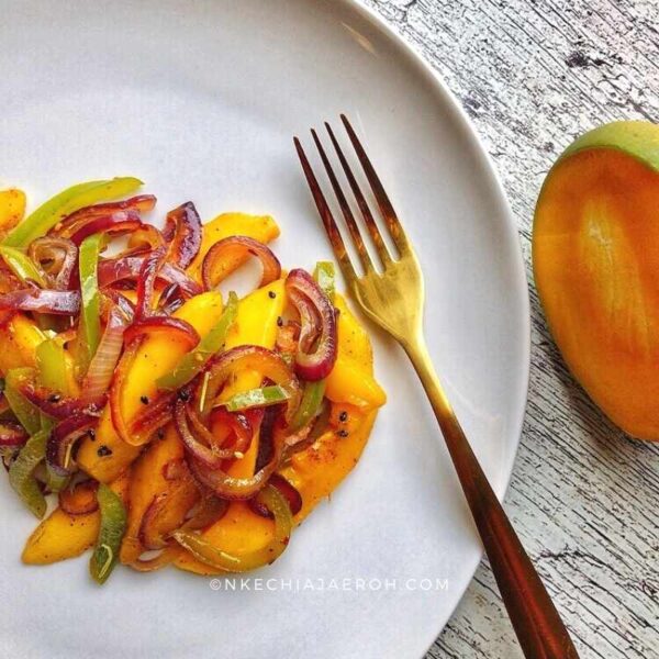 Mango Strawberry Avocado Salad With Pan Fried Tilapia Nkechi Ajaeroh
