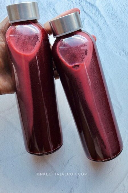 Homemade Beet Juice Recipe (in the Blender and Juicer) - Nkechi Ajaeroh