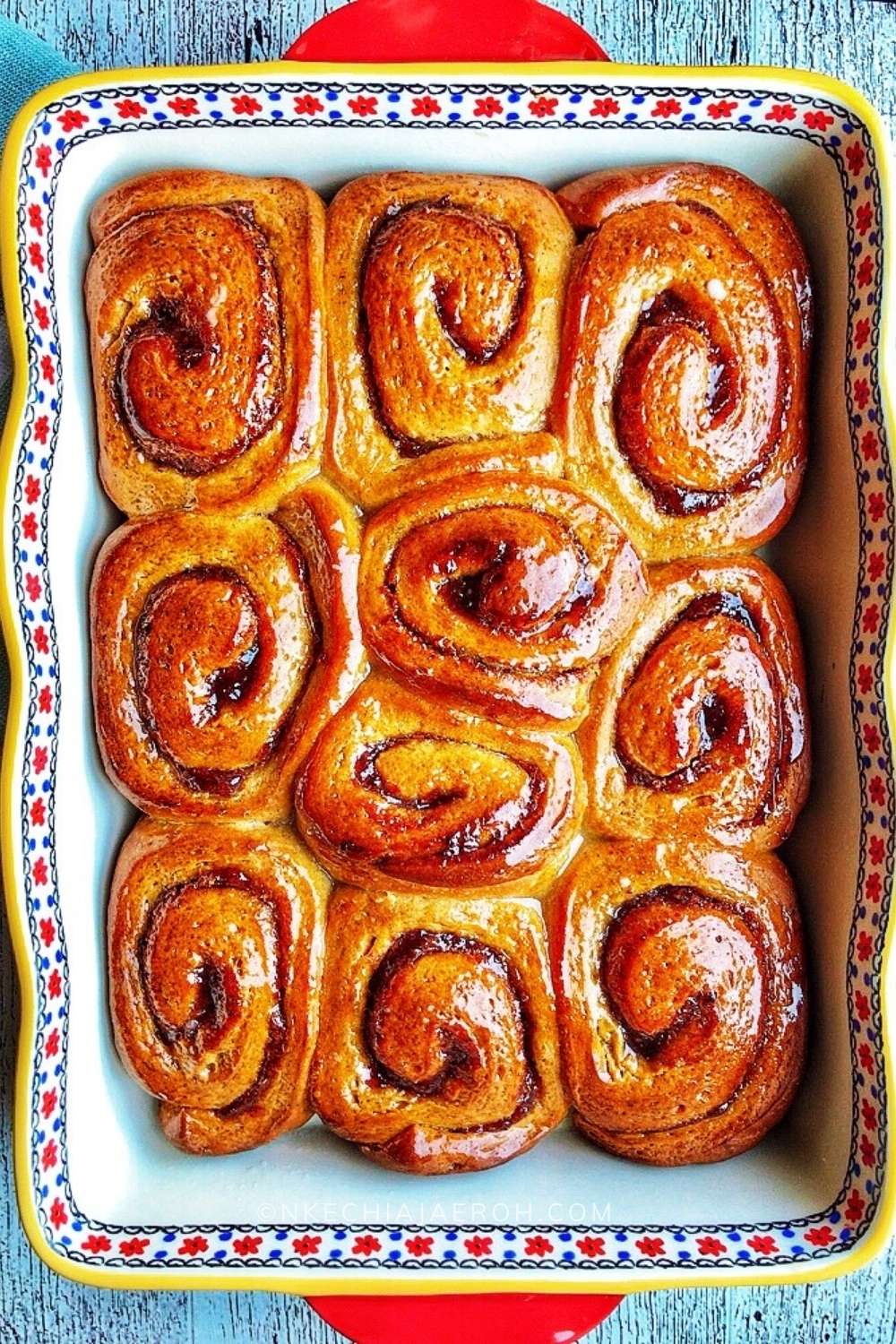 Homemade Cinnamon Rolls with Date Filling - Nkechi Ajaeroh