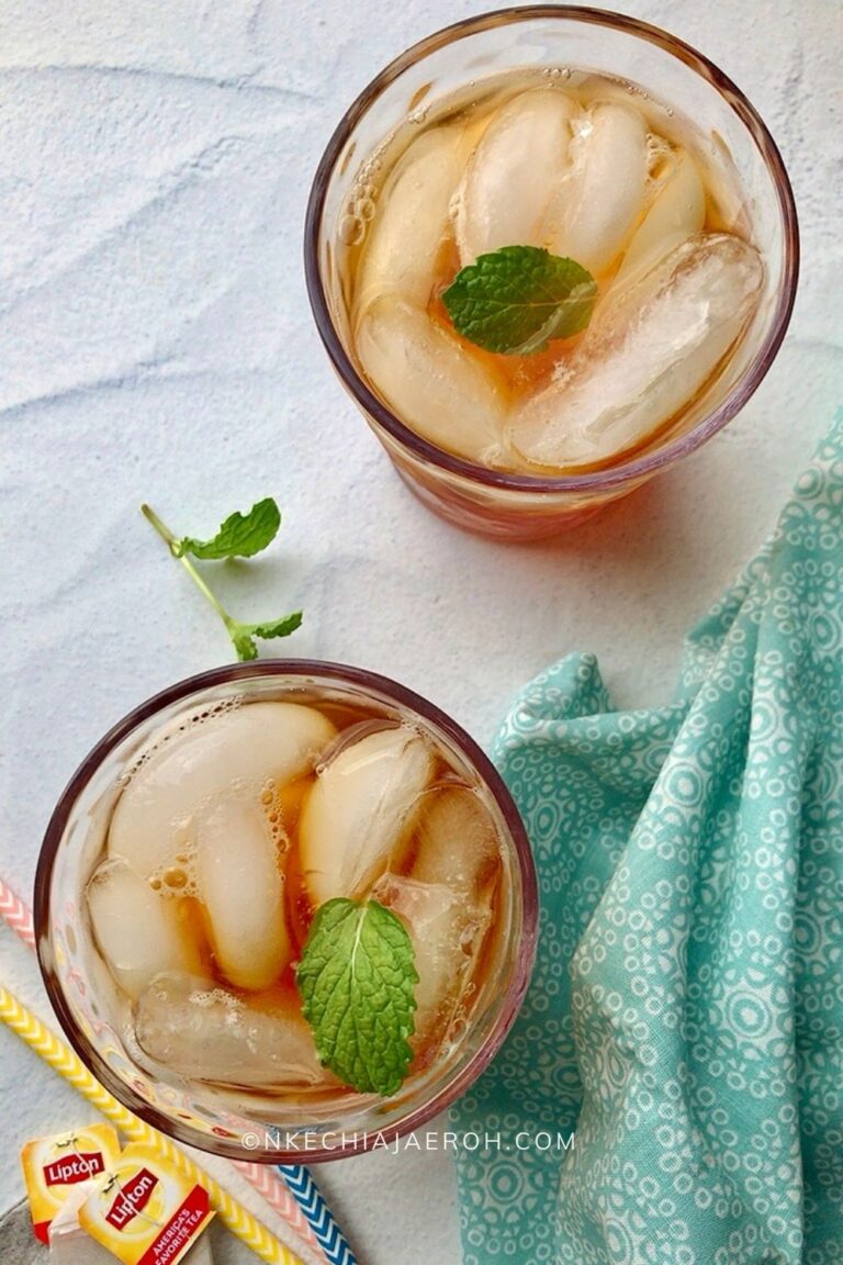 Homemade Sweet Tea Recipe without Sugar - Nkechi Ajaeroh