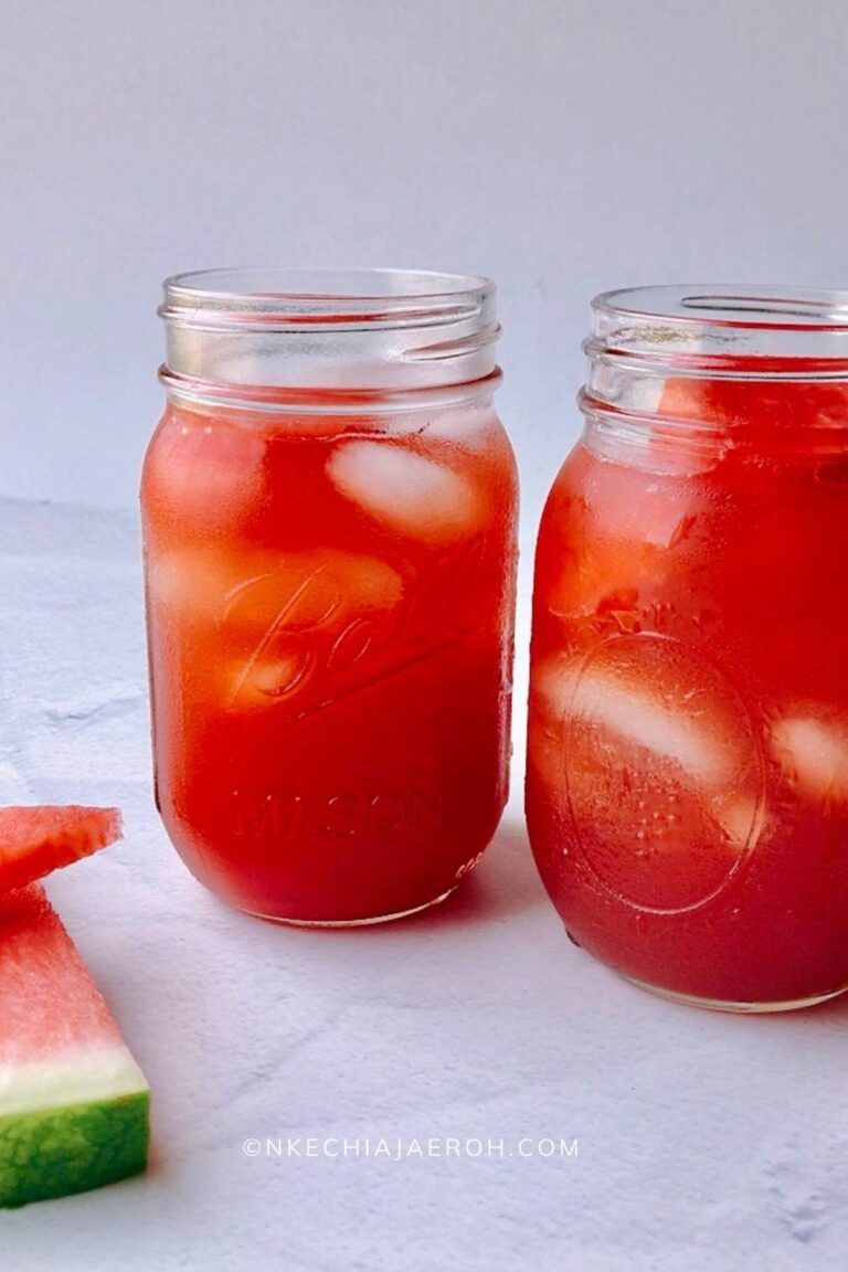 How to Make Watermelon Iced Tea at Home - Nkechi Ajaeroh