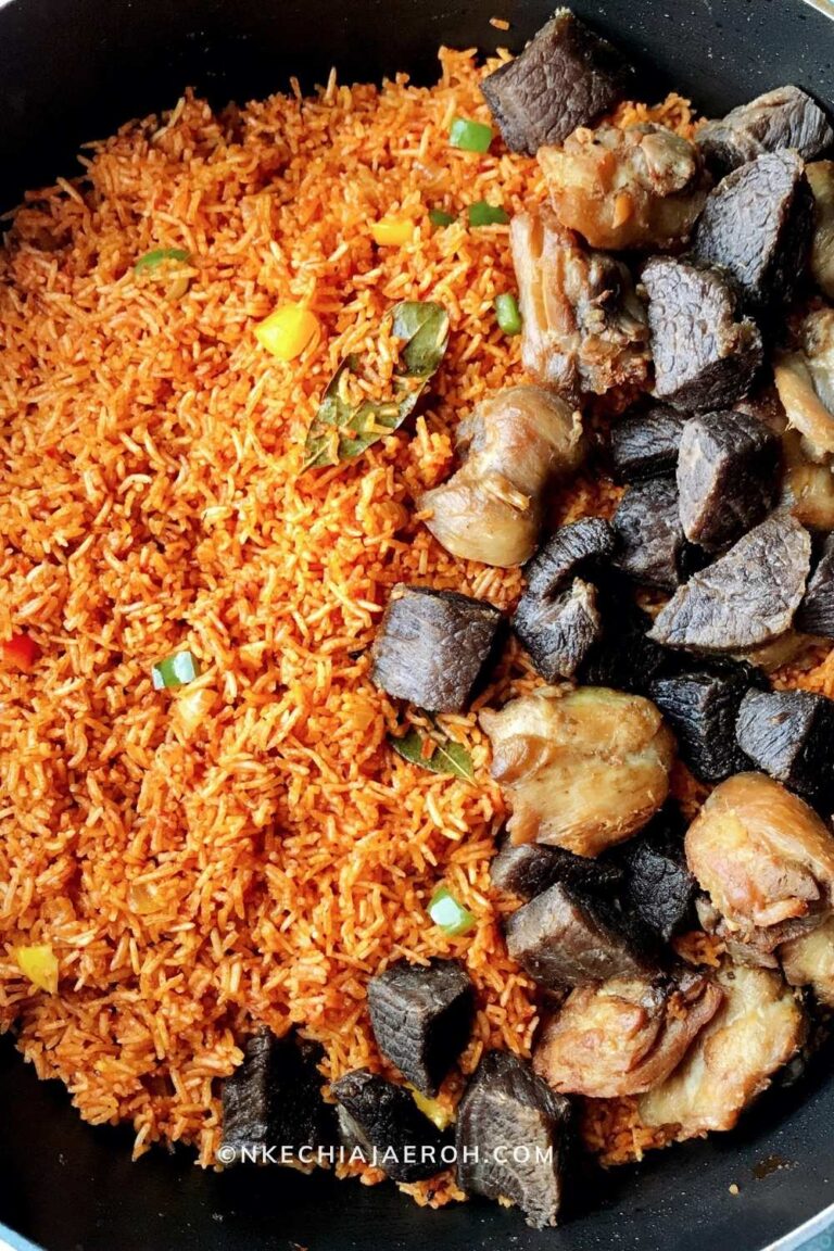 Party-Style Nigerian Basmati Jollof Rice Recipe - Nkechi Ajaeroh