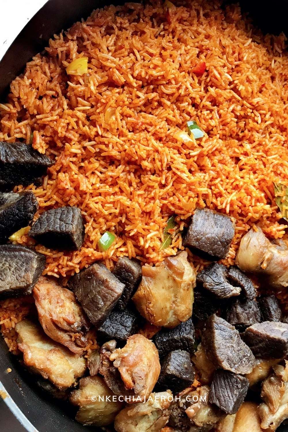 Party-Style Nigerian Basmati Jollof Rice Recipe - Nkechi Ajaeroh