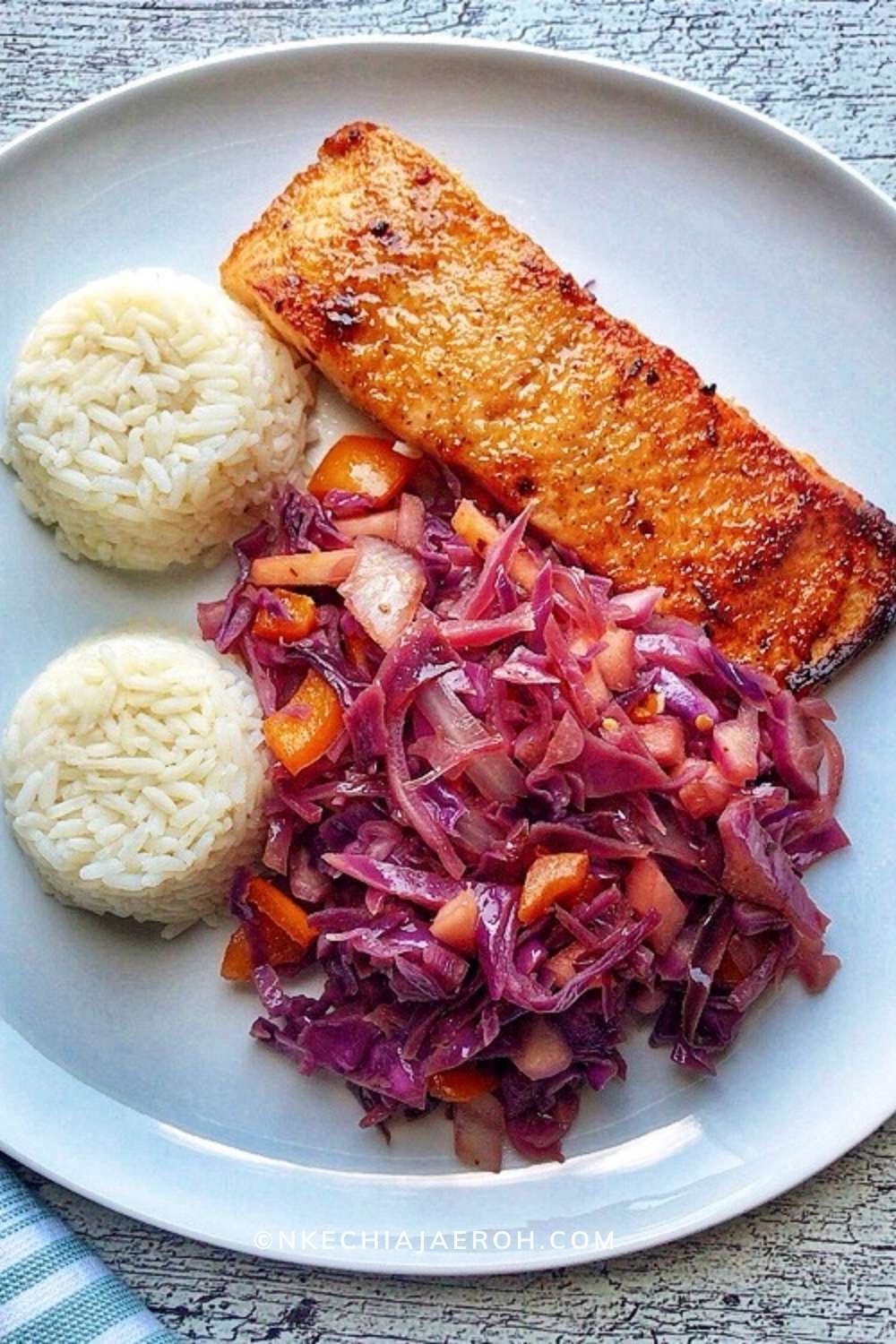 Best Braised Red Cabbage with Apples - Nkechi Ajaeroh
