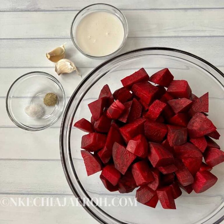 Red Beet Puree: Homemade Beetroot Purée from Scratch - Nkechi Ajaeroh