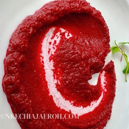 Red Beet Puree: Homemade Beetroot Purée from Scratch - Nkechi Ajaeroh