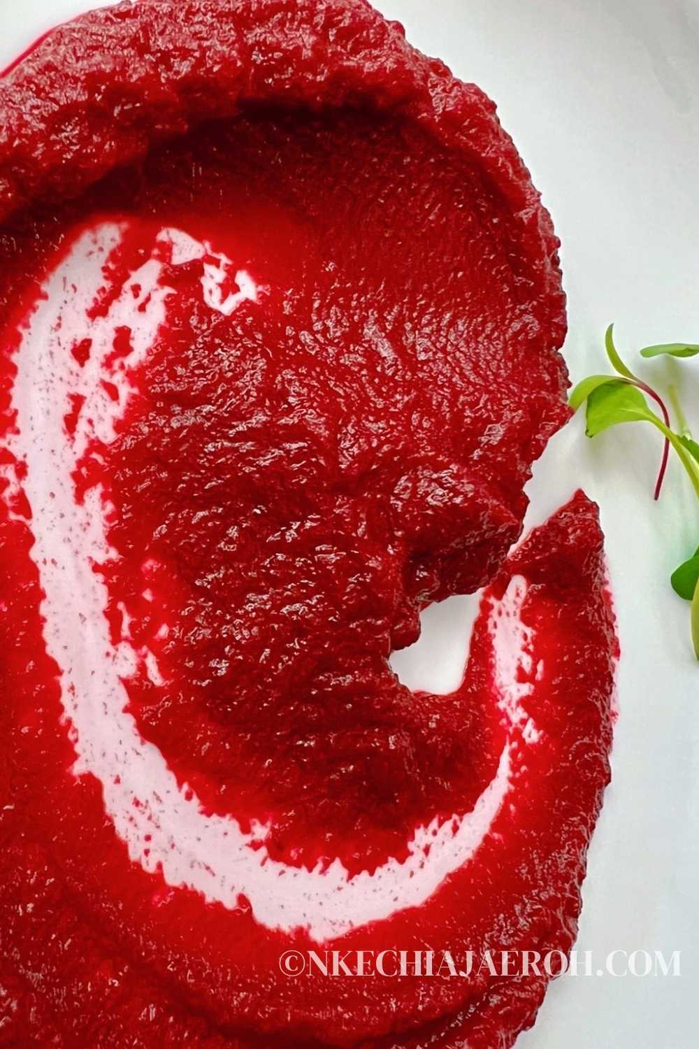 Red Beet Puree: Homemade Beetroot Purée from Scratch - Nkechi Ajaeroh