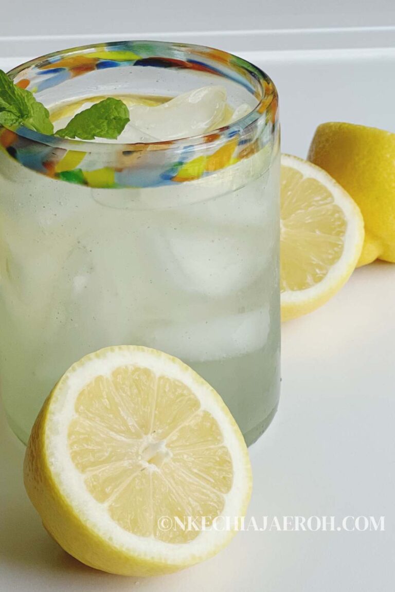 Sugar-free Homemade Lemonade Recipe - Nkechi Ajaeroh