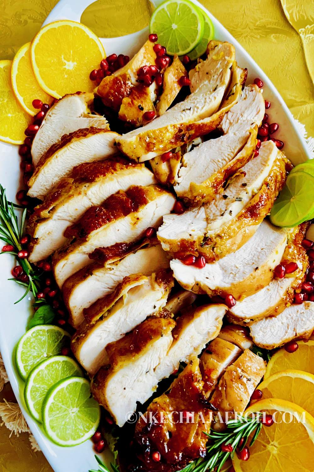 Oven-Baked Orange Glazed Turkey Breast - Nkechi Ajaeroh