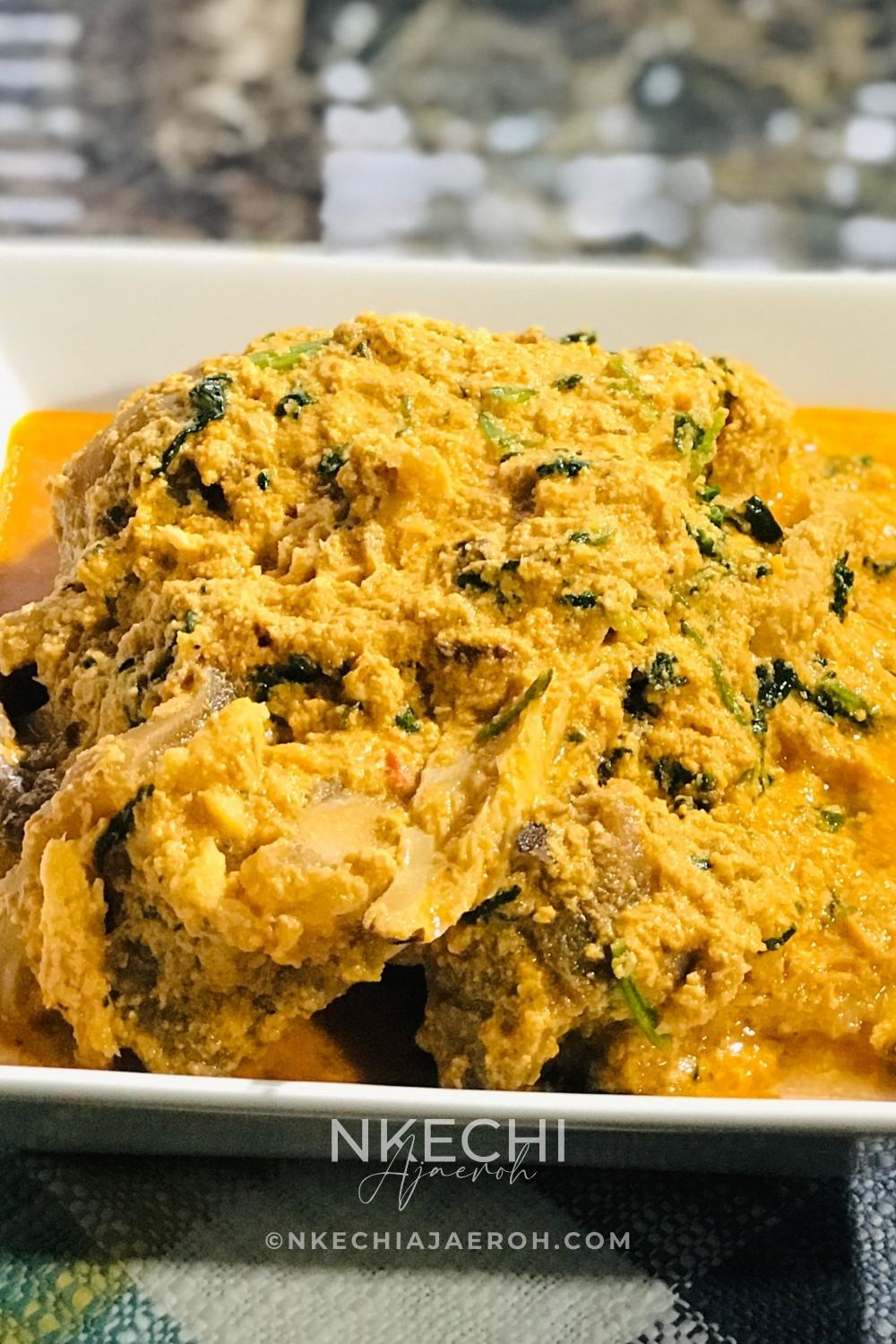 Nigerian Egusi Soup Recipe (BEST African Soup) + Video! - Nkechi Ajaeroh
