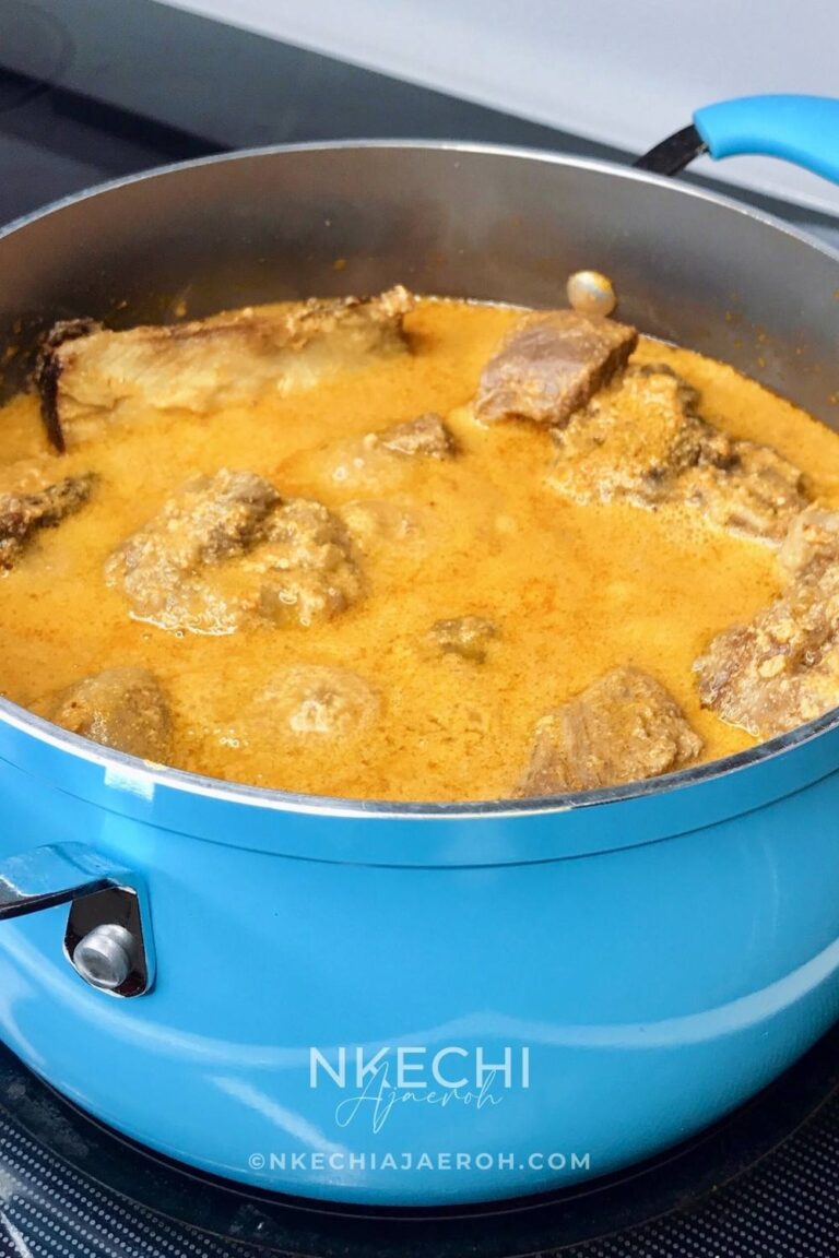 Nigerian Egusi Soup Recipe (BEST African Soup) + Video! - Nkechi Ajaeroh