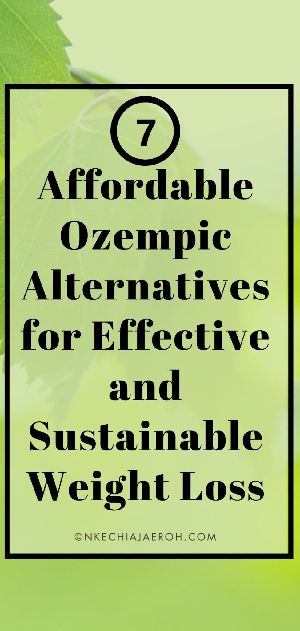 7 Natural Alternatives to Ozempic That Support Weight Loss and Blood ...
